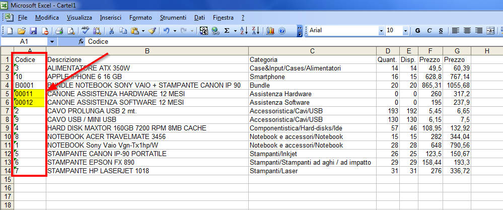 Evitare che Microsoft Excel rimuova gli zeri da codici e numeri di ...