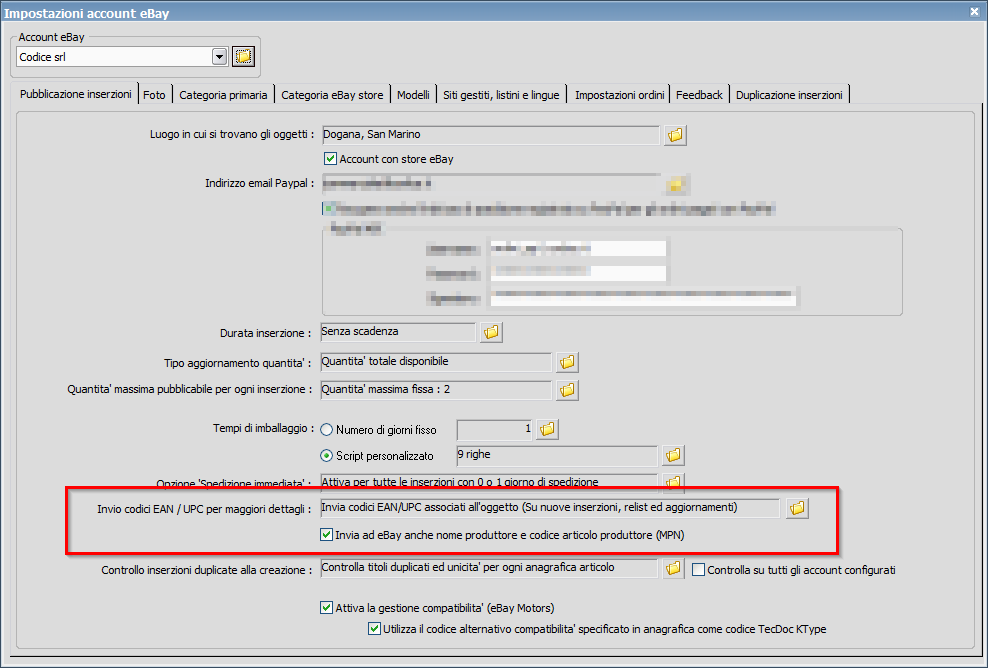 Associare automaticamente le scheda prodotto eBay tramite EAN, UPC ...
