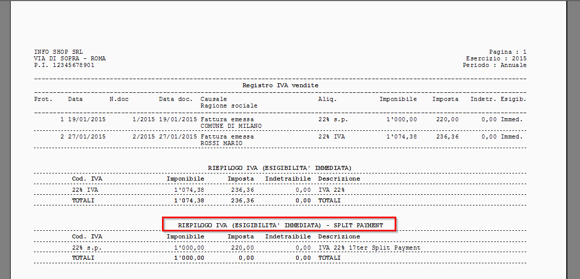 Contabilizzazione di fatture con IVA in Split Payment - Ready Pro ...