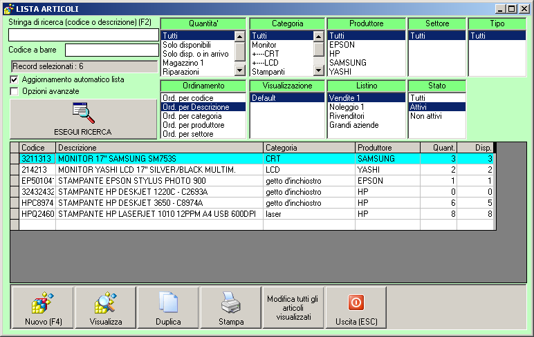 Utilizzo della procedura Inventari di magazzino (Sconsigliato) - Ready ...