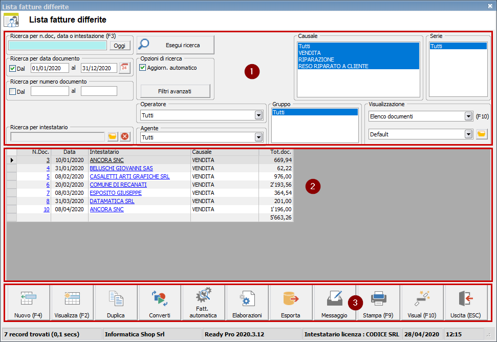 Panoramica sull'utilizzo delle procedure e sulle ricerche - Ready Pro ...