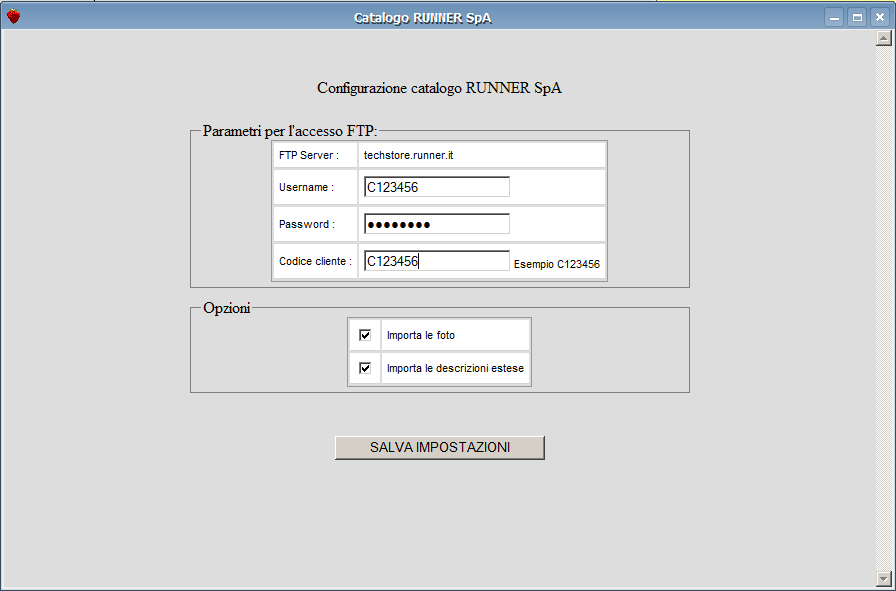 Plugin catalogo RUNNER SPA - Ready Pro - Manuale utente