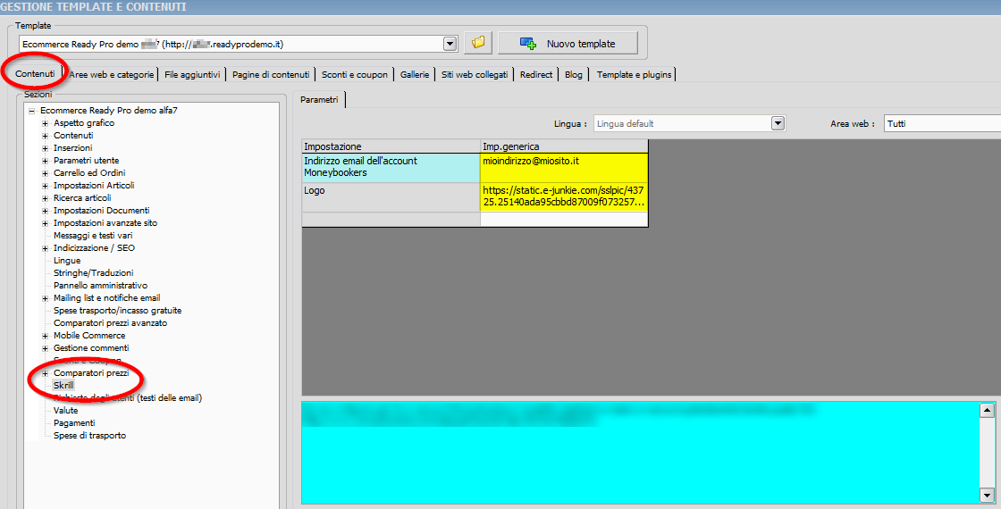 Plugin Skrill / Moneybookers - Ready Pro - Manuale utente