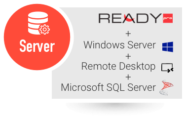 Utilizzo di Ready Pro con database Microsoft SQL Server - Ready Pro - Manuale utente