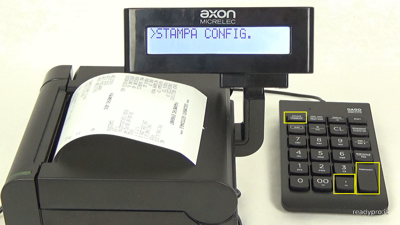 Axon Micrelec Dado RT30 (modalità RT) - Installazione - Ready Pro - Manuale utente