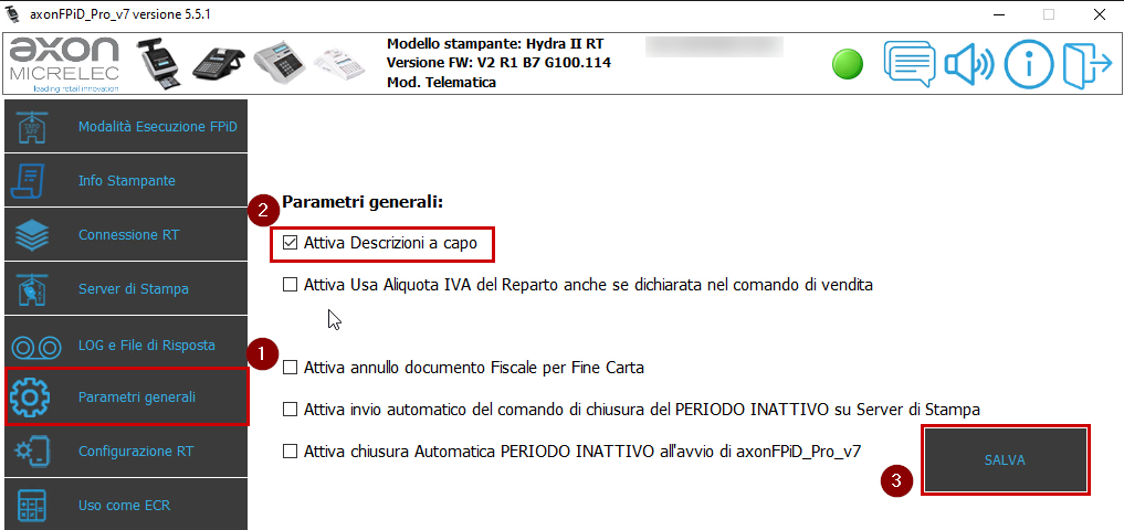 Axon Micrelec Hydra II (modalità RT) - Installazione - Ready Pro ...