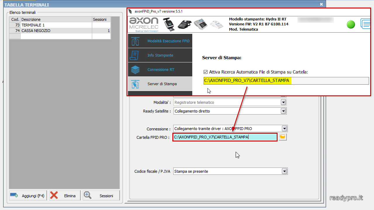 Axon Micrelec Hydra II (modalità RT) - Installazione - Ready Pro ...