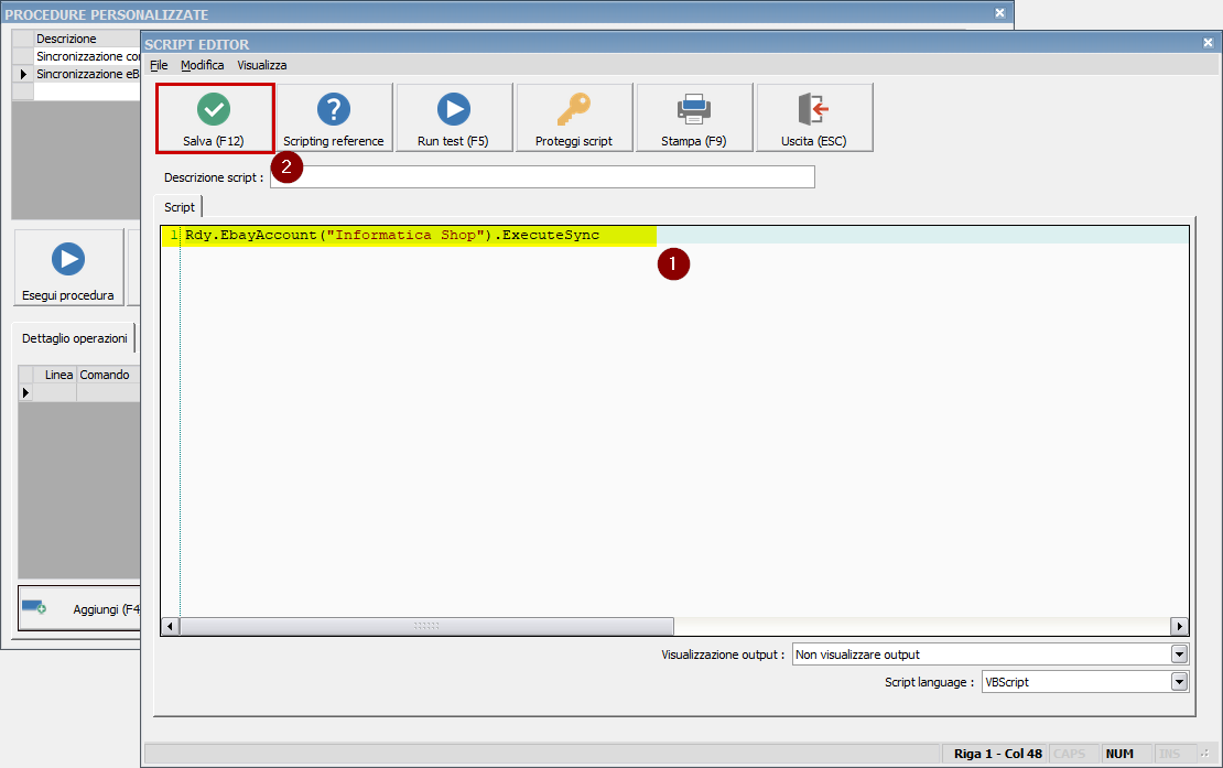 Creare una procedura personalizzata per automatizzare l'esecuzione di ...