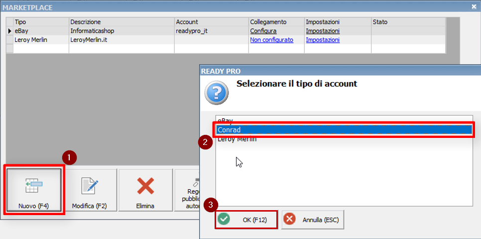 Installare e configurare il plugin marketplace Conrad - Ready Pro ...