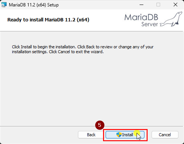 Installare il motore di database MariaDB - Ready Pro - Manuale utente