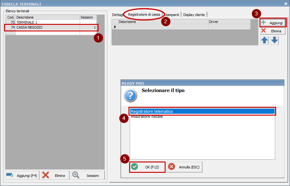 RCH Print! RT (modalita' RT) - Installazione con collegamento Ethernet ...