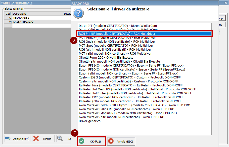 RCH Print! RT (modalita' RT) - Installazione con collegamento Ethernet ...